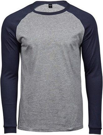 Tee Jays Langarmshirt Herren Baseball Tee / 100% gekämmte Baumwolle