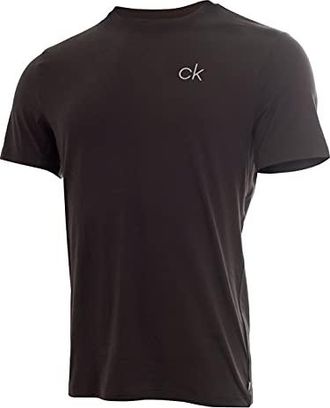 Calvin Klein Jeans Tee Shirt Badge Round Hem Tee beh CK Black M