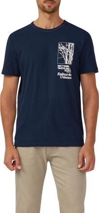 s.Oliver Softes Baumwoll-T-Shirt mit Artwork