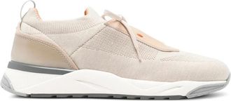 Santoni Homme, Chaussures, Beige, Taille: 42 EU Flin Baskets