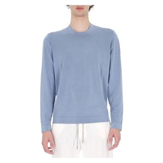 Drumohr Frosted T-shirt - - Tops - Herren - Blau - L