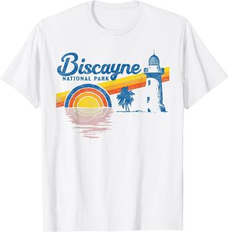 Giant Step Design Co. Vintage Biscayne National Park Retro 80s T-Shirt