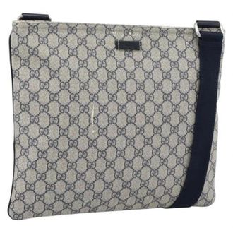 Gucci Pre-owned Vintage GG Canvas Schultertasche - - Pre-owned - Damen - Blau - ONE SIZE