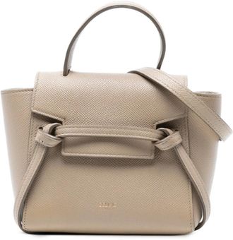 Celine Hobo Bags - Pico Grained Calfskin Belt Bag - Gr. unisize - in Braun - für Damen