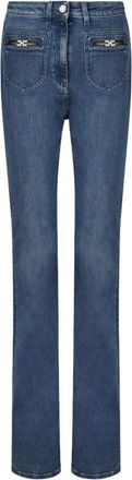 Elisabetta Franchi Femme, Jeans, Bleu, Taille: W26 Flared Jeans