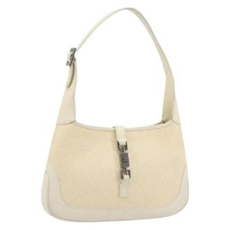Gucci Sac bandouli&egrave;re vintage Pre-owned en toile - Femme - Pre-owned - Beige - Taille: ONE Size