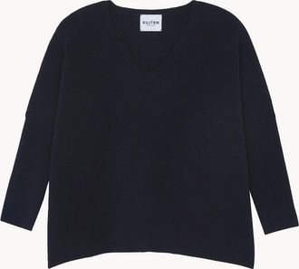 Kujten Pull col V oversize cachemire milano - Pull Mino