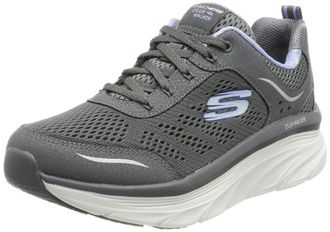 Skechers Damen Dlux Walker Infinite Motion Sneaker, Anthrazit, 37 EU