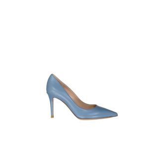 Gianvito Rossi Femme, Chaussures, Bleu, Taille: 38 1/2 EU Escarpins &agrave; Talons Hauts en Cuir