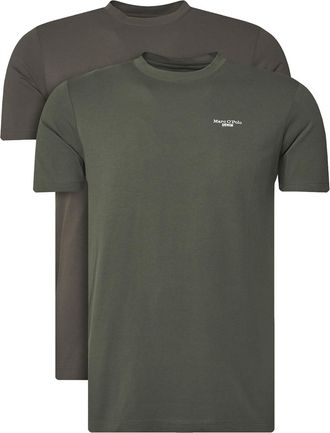 Marc O'Polo Denim Marc OPolo Denim T-Shirt-Set 500 0006 181 Grün Regular Fit