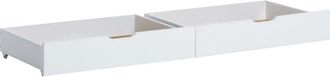 HOPPEKIDS Schubladenset für 70x160cm Betten, Weiß