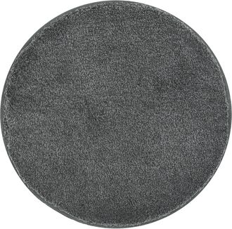 Kleine Wolke 5405901521 Badteppich Relax 100 cm rund d anthrazit