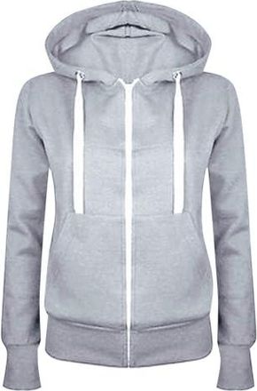 Generic Sweat &agrave; capuche d&eacute;contract&eacute; et tendance pour femme Y2K - Pull &agrave; capuche dautomne 2025 avec fermeture &eacute;clair - Mignon dr&ocirc;le et doux - Confortable - Mod