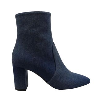 Saint Laurent Lou Stiefeletten - - Shoes - Damen - Blau - 37 1/2 EU