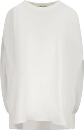 Darkpark Darkpark, Femme, Blouses et Chemises, Blanc, Taille: 38 FR Chemisier l&eacute;ger sans manches en jersey