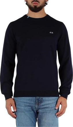 Sun 68 Homme, Pulls, Bleu, Taille: M K45101 Maille Col Rond