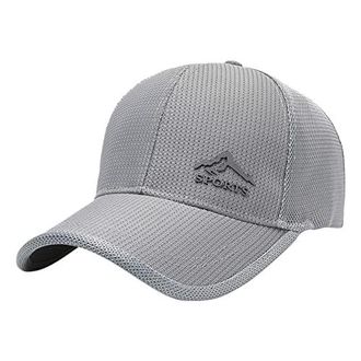 Generic Casquette de tennis unisexe &agrave; bord en maille r&eacute;glable &agrave; lext&eacute;rieur chapeau de plage visi&egrave;re, GY1., Taille unique