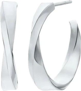 Michael Kors Cr&eacute;oles torsad&eacute;es - Femme - Accessoires - Gris - Taille: ONE Size