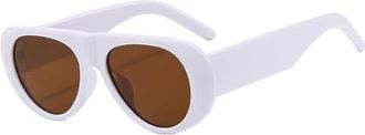 Generic Lunettes De Soleil Dext&eacute;rieur For Hommes Et Femmes, For Les Vacances, D&eacute;placements Quotidiens, La Conduite(White)