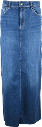 Liu Jo Femme, Jupes, Bleu, Taille: W30 Gonn Alunga en denim