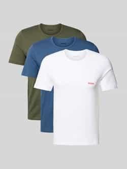 HUGO BOSS Regular Fit T-Shirt-Set aus reiner Baumwolle Modell T-SHIRT RN TRIPLET P