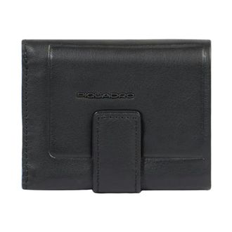 Piquadro Homme, Accessoires, Noir, Taille: ONE Size Portefeuille de poche homme avec porte-monnaie arri&egrave;re, porte-cartes de cr&eacute;dit et protection Rfid