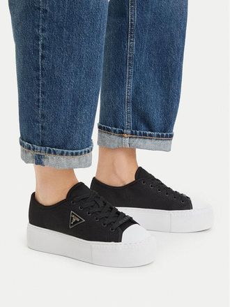 Guess Sneakers aus Stoff FLJJZ3 FAB12 Schwarz