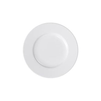 Villeroy & Boch Royal Großer Frühstücksteller, 24 cm, Premium Bone Porzellan, Weiß