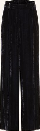 PESERICO Peserico Marlenehose Aus Samt blau