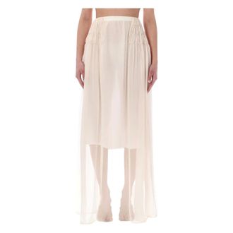Dries Van Noten Damen, R&ouml;cke, Beige, MGr&ouml;&szlig;e