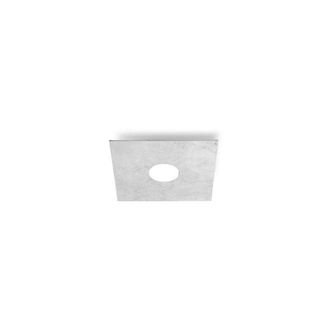 Kolarz Kolarz - square - Plafonnier en m&eacute;tal Lifestyle - Finition Argent&eacute; Feuille, 1x GX53
