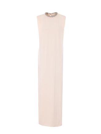 Elisabetta Franchi Robe Au Genou - Beige