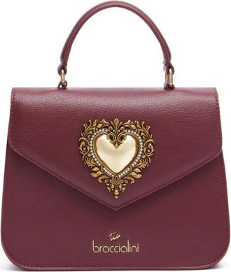 Braccialini Femme, Sacs, Rouge, Taille: ONE Size Baroque Handbag