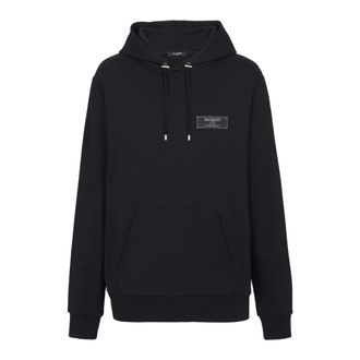 Balmain Kapuzenpullover mit Pierre -Etikett - - Sweatshirts & Hoodies - Herren - Schwarzk - M
