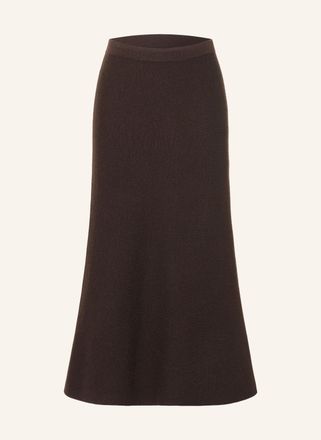 Rich & Royal Strickrock Mit Cashmere braun