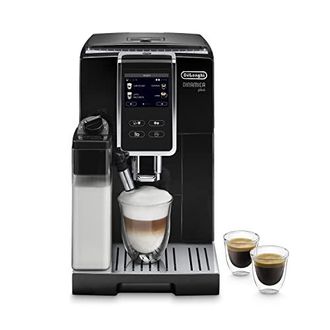 DeLonghi Dinamica Plus ECAM 370.70.B, Machine Expresso avec Broyeur, Système LatteCrema, Technologie Smart One Touch, Ecran Tactile Complet, Fonction My, 1.8l,