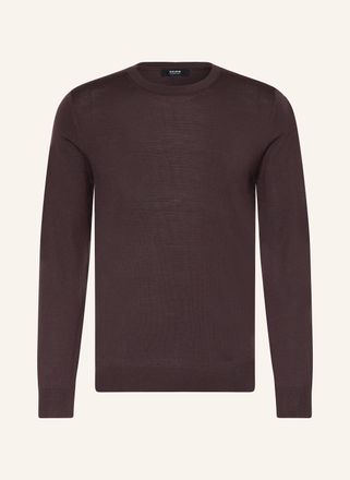 Reiss Reiss Pullover Wessex Aus Merinowolle rot