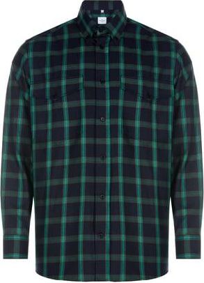 Au Printemps Paris Chemise à carreaux en coton