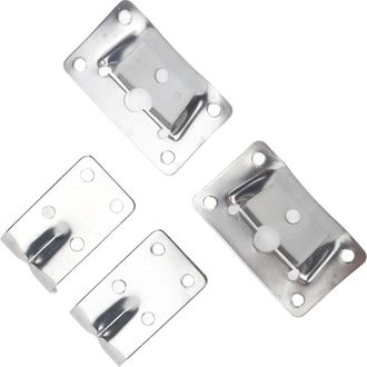 Dioche Halterungen f&uuml;r Tisch, Abnehmbare Tischhalterung aus Edelstahl - Robust und Rostbest&auml;ndig f&uuml;r Wohnmobile, Yachten und Schiffe - Einfache Installation