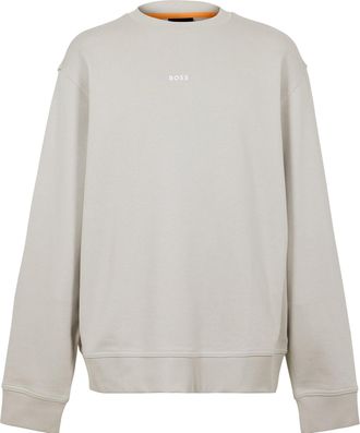 HUGO BOSS Wesmallcrew Sweatshirt f&uuml;r Herren (Hellbeige)