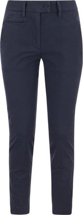 Dondup Femme, Pantalons, Bleu, Taille: W30 Pantalon Perfect Slim-fit