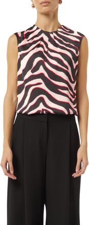 Comma Satin-Bluse mit Raffung