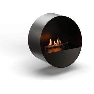 Planika Planika - BEV Ventless Bubble Wand- und Boden-Bioethanol-Kamin, Fernbedienung, Stahl, Wand und Boden