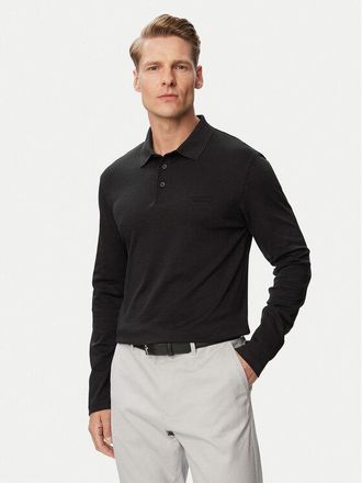 Calvin Klein Poloshirt Supima LV04LH240G Schwarz Slim Fit