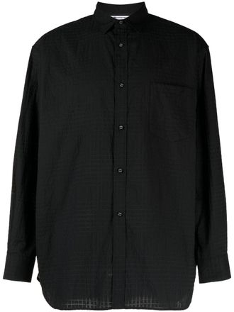 White Mountaineering chemise imprim&eacute; - Noir