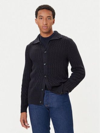Guess Strickjacke M5BR43 Z2ZK2 Dunkelblau Regular Fit