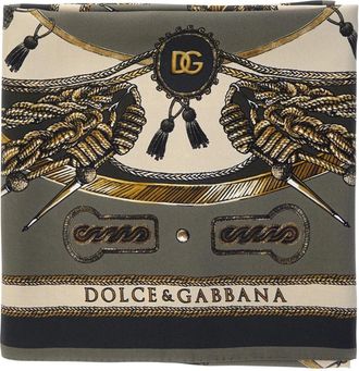 Dolce & Gabbana Homme, Accessoires, Multicolore, Taille: ONE Size Silky Scarf