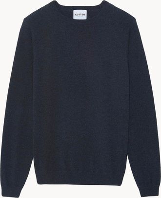 Kujten Sweat cachemire coutures contrastées - Pull Dan