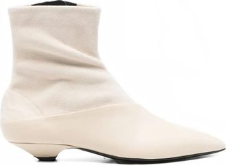 Sergio Rossi bottines Beak 25 mm à bout pointu - Tons neutres