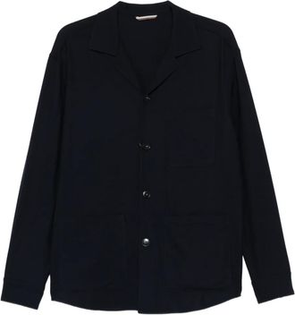 Canali button-up jacket - Blau